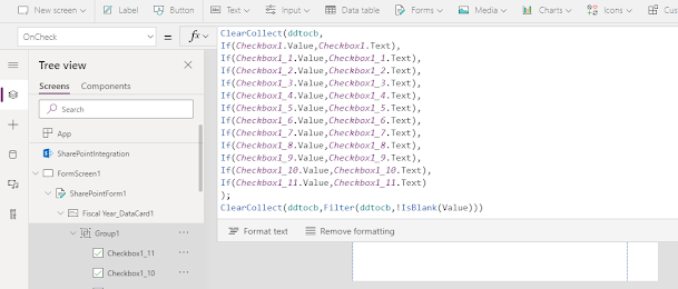 How To Convert Out Of The Box PowerApps Dropdown To Checkboxes?
